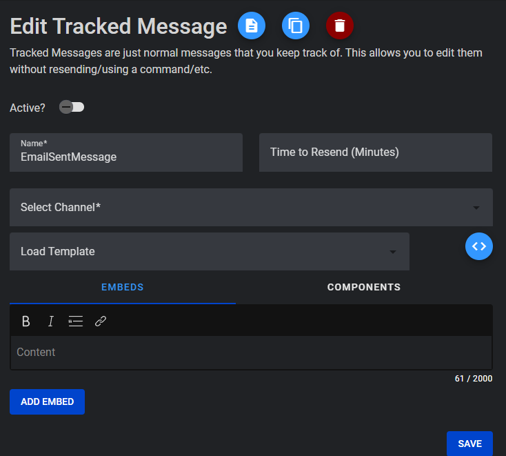 Tracked Messages - Betsy Bot Documentation