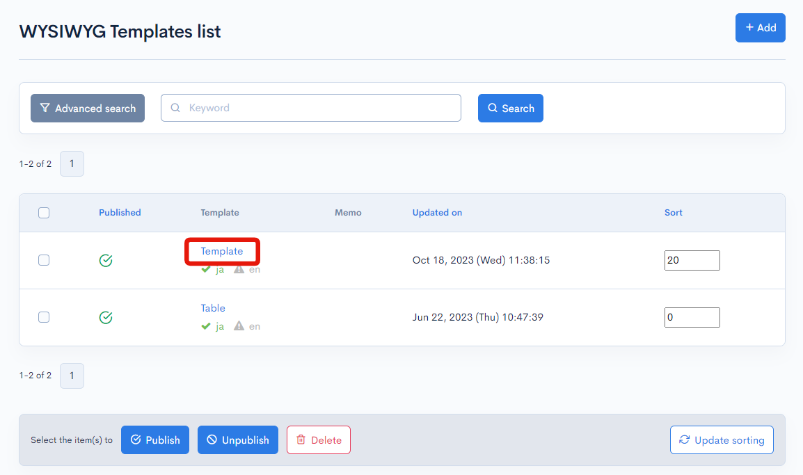 WYSIWYG Templates | Enterprise Headless CMS Kuroco