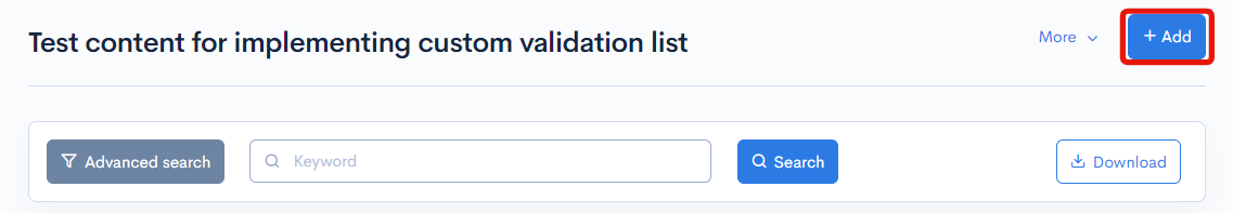 Implementing custom validation in Content Structure with Custom function | Enterprise Headless ...