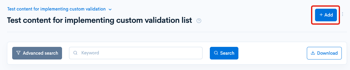 Implementing custom validation in Content Structure with Custom function | 導入実績5000社以上の国産 ...