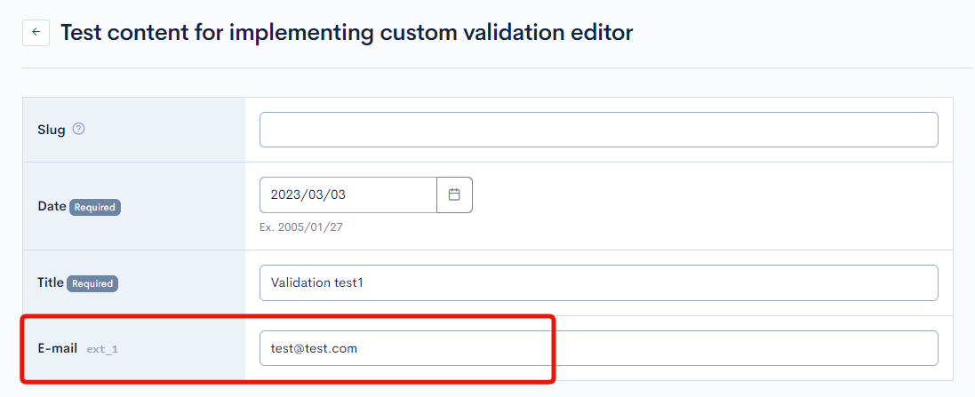 Implementing custom validation in Content Structure with Custom function | Enterprise Headless ...