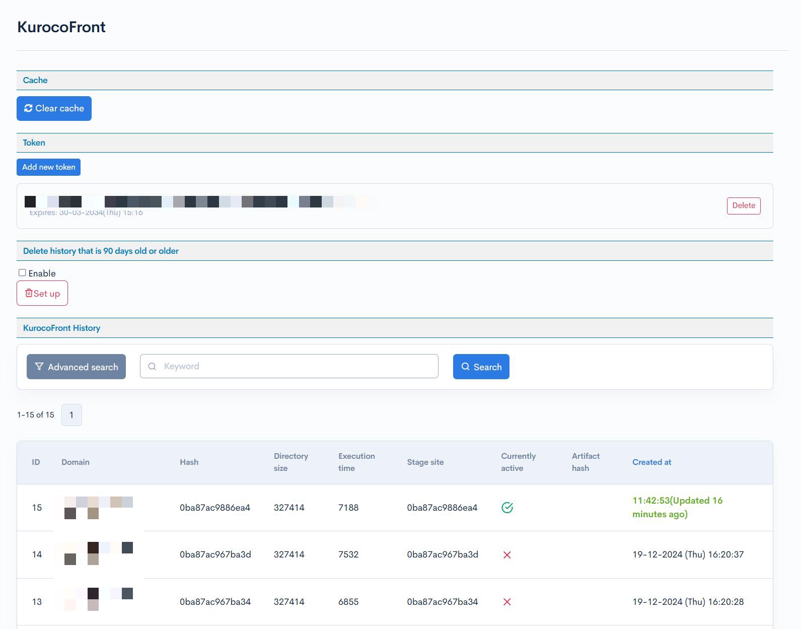 KurocoFront Settings | Enterprise Headless CMS Kuroco