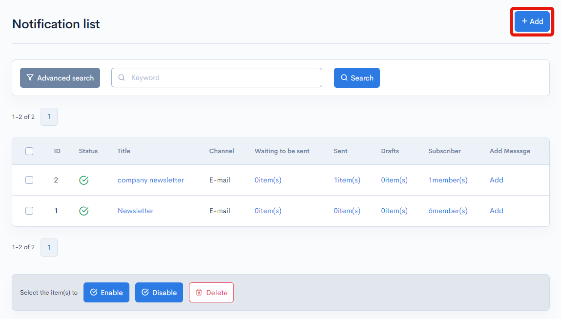 Sending e-mail notifications | Enterprise Headless CMS Kuroco