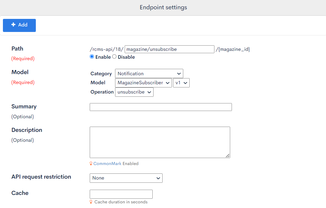 Creating a page to subscribe or unsubscribe from multiple notification ...