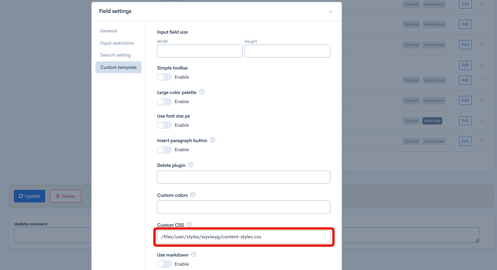 Applying Custom CSS to the Kuroco Admin Panel WYSIWYG Editor ...
