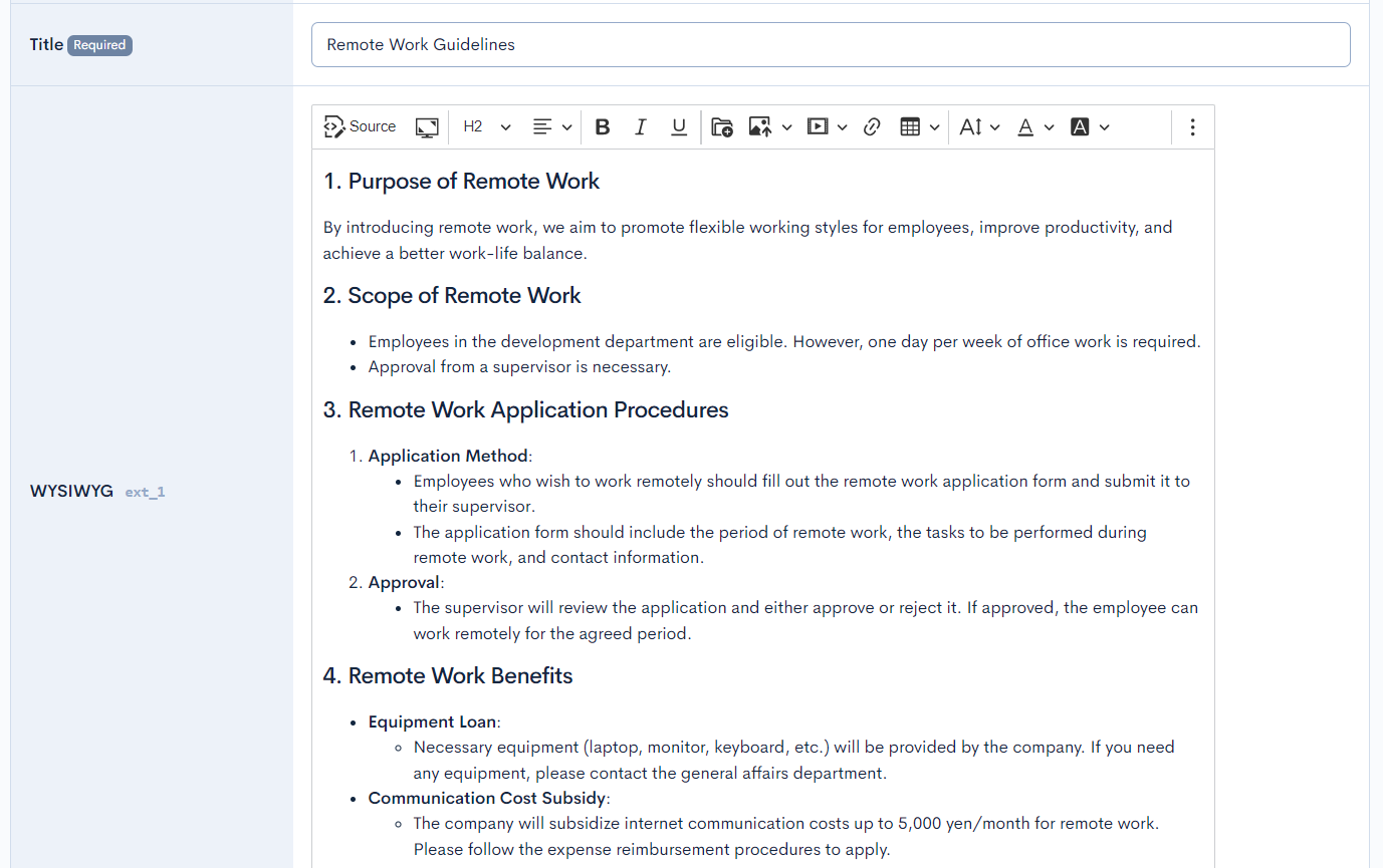 Prepare a Vector Template for Fuzzy Search | Enterprise Headless CMS Kuroco