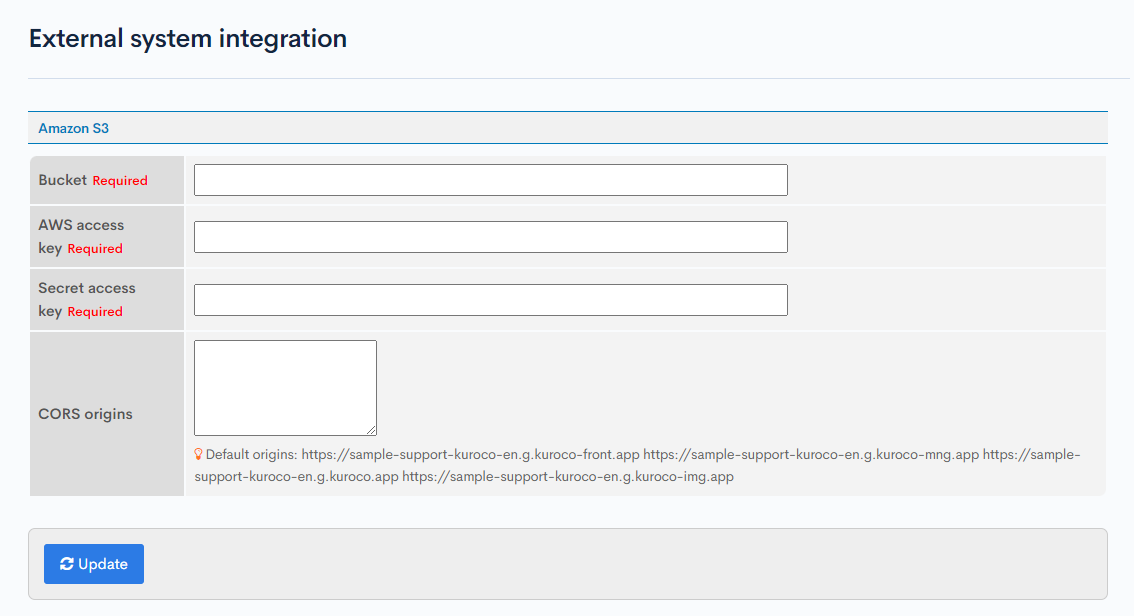 Amazon S3 | Enterprise Headless CMS Kuroco