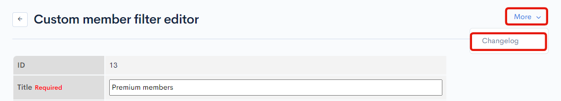 Custom member filter | Enterprise Headless CMS Kuroco