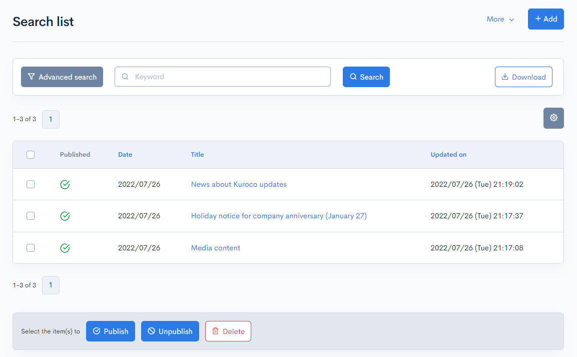 Content | Enterprise Headless CMS Kuroco