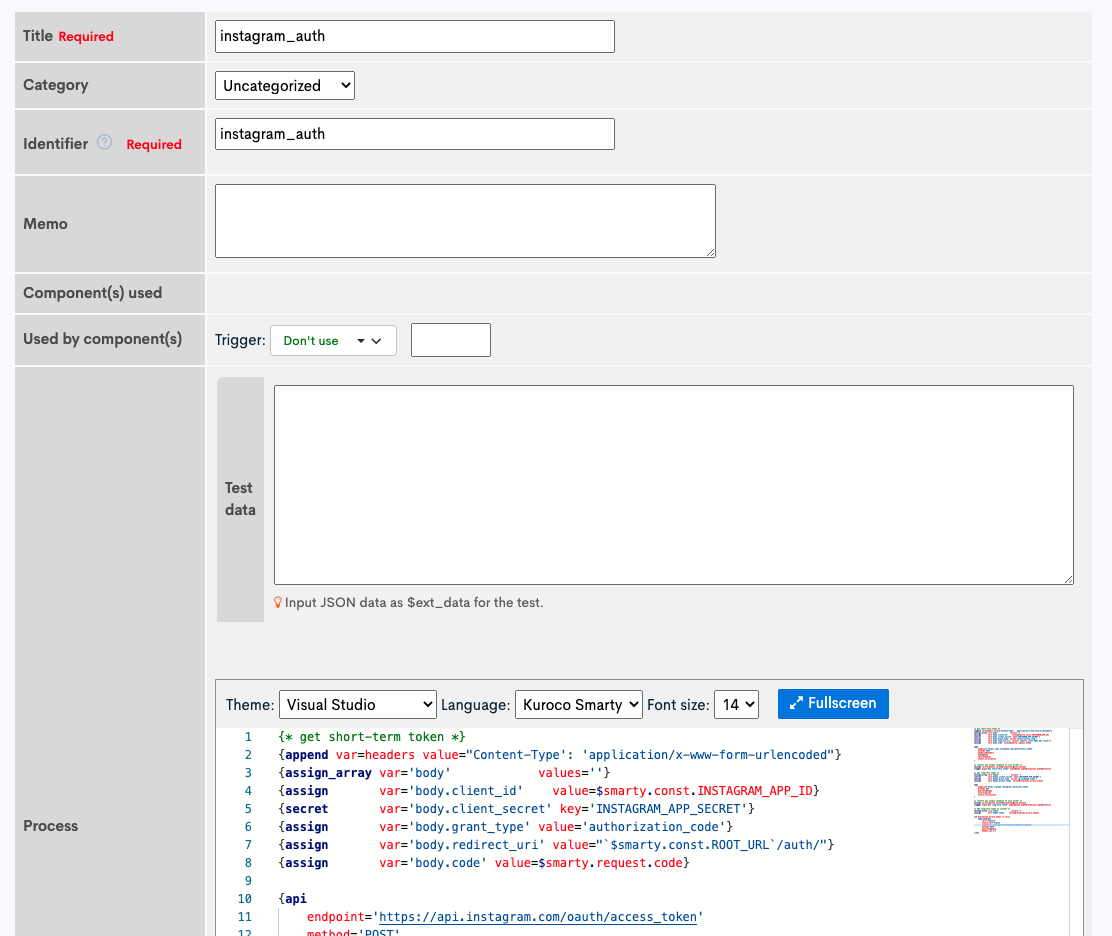 Displaying Instagram feed using Instagram basic display API in Kuroco ...