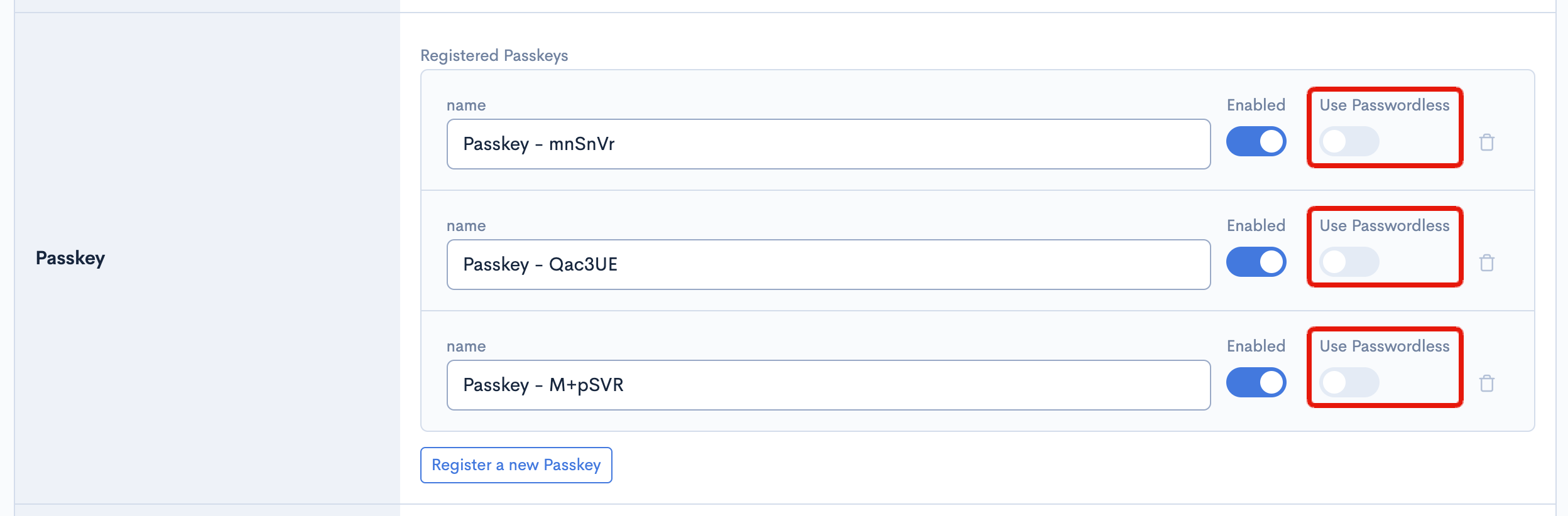 Set up two-factor authentication using Passkey in the Kuroco ...