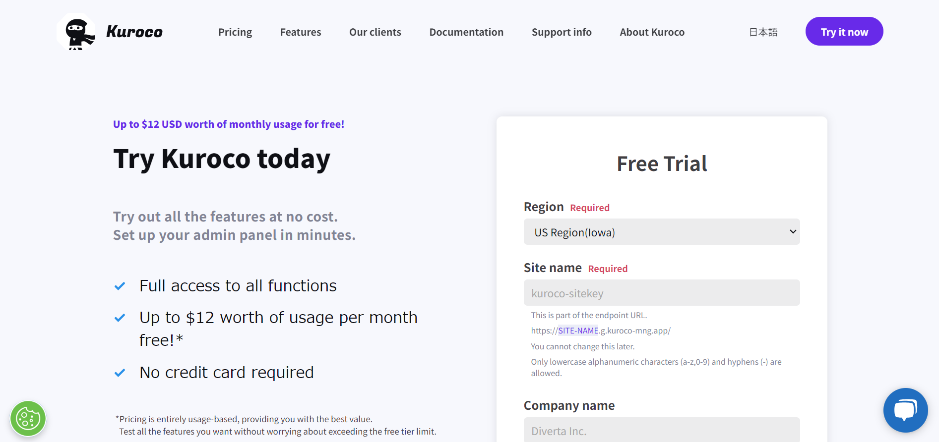 Using the Corporate Sample Site | Enterprise Headless CMS Kuroco