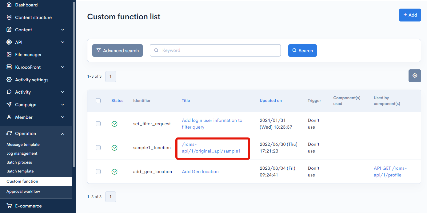 How to implement original validation in API by using custom function ...