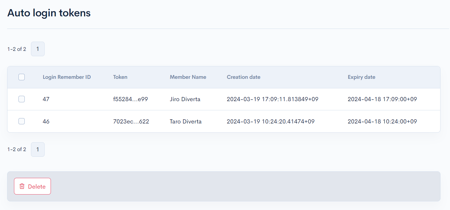 Auto login tokens | Enterprise Headless CMS Kuroco
