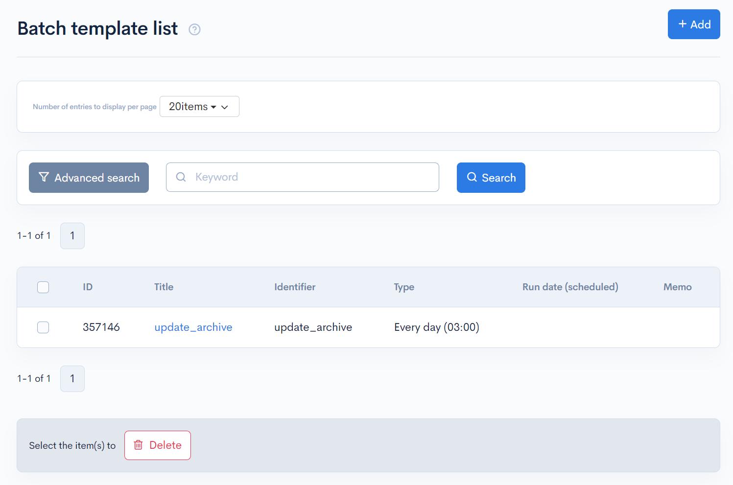 Batch Template | 導入実績6000社以上の国産エンタープライズ・ヘッドレスCMS