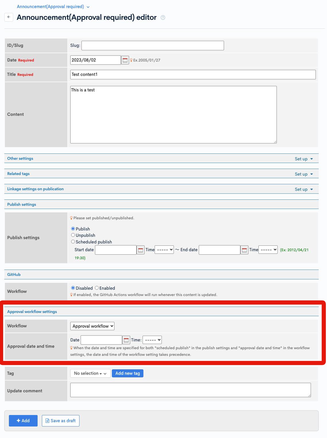 How to use Approval Workflow | Enterprise Headless CMS Kuroco