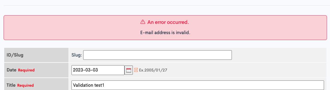 Implementing custom validation in Content Structure with Custom function | 導入実績5000社以上の国産 ...