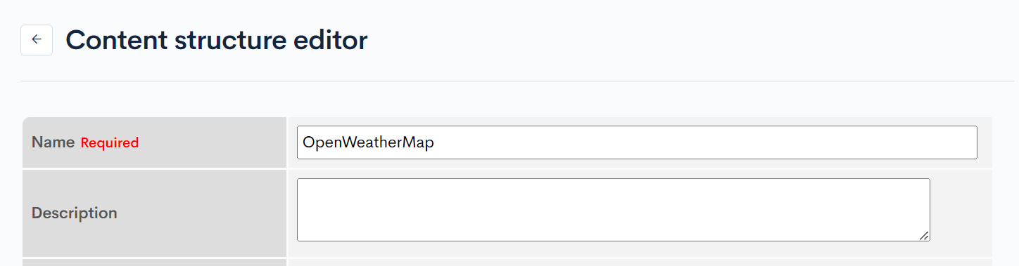 Setting Up An Api Field To Input Current Weather Using Openweathermap Enterprise Headless Cms