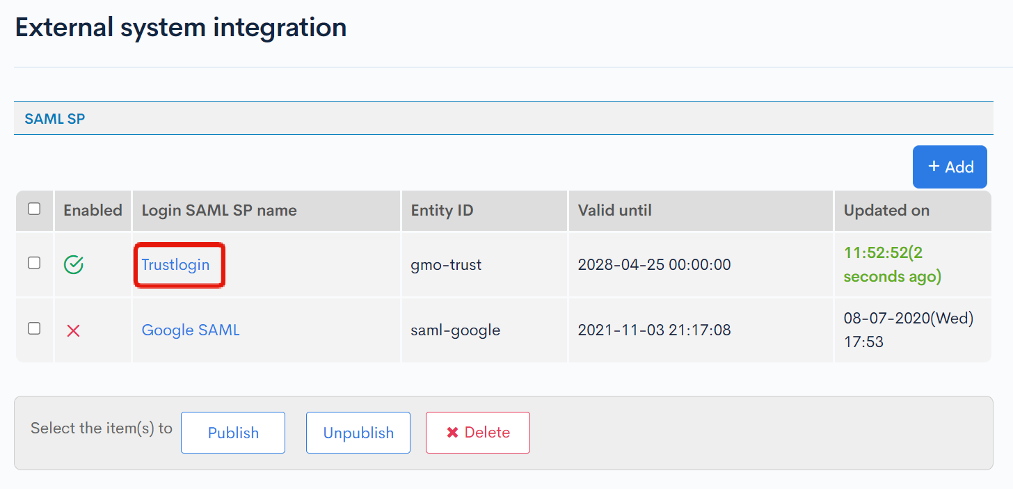 How to implement SAML based SSO using GMO Trust Login | Enterprise Headless CMS Kuroco