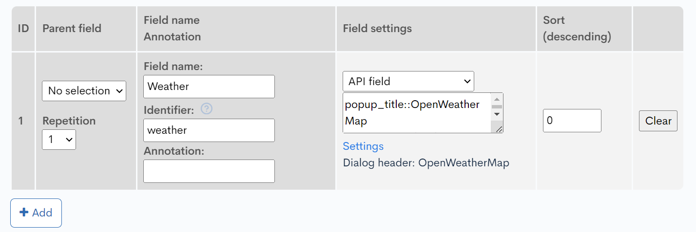 Setting Up An Api Field To Input Current Weather Using Openweathermap Enterprise Headless Cms