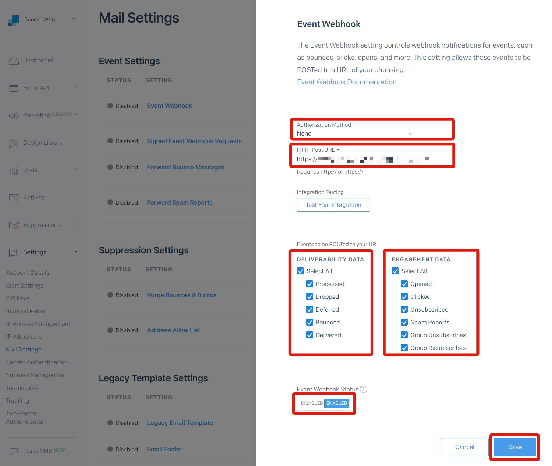 How to link with SendGrid | Enterprise Headless CMS Kuroco