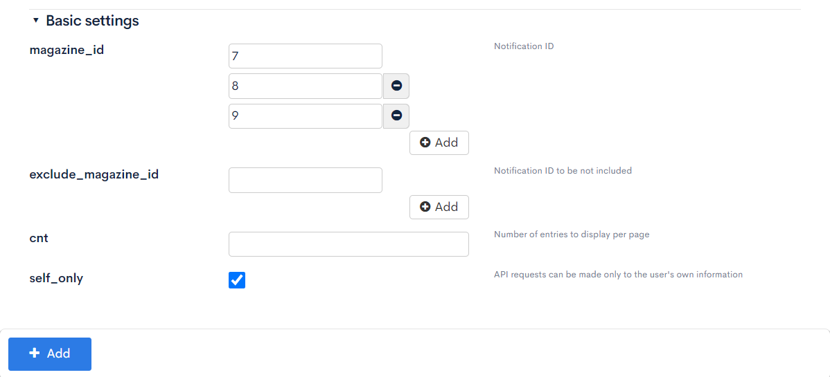 Creating a page to subscribe or unsubscribe from multiple notification ...