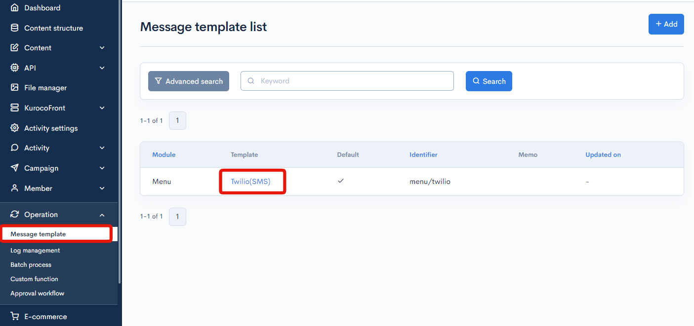 Text (SMS) | Enterprise Headless CMS Kuroco