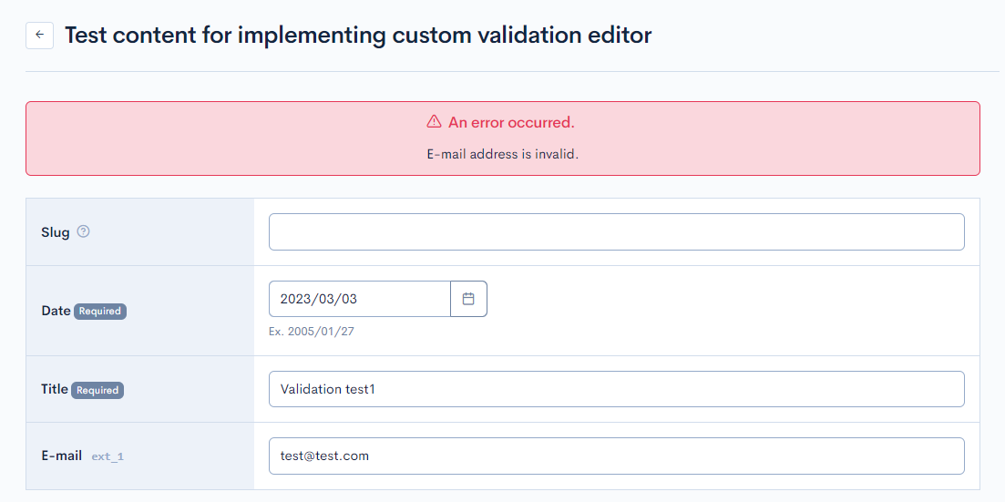 Implementing Custom Validation In Content Structure With Custom Function Enterprise Headless